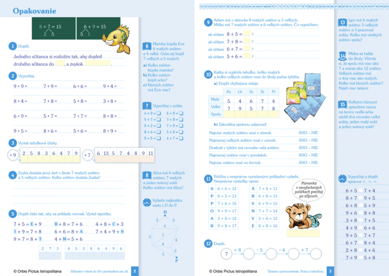 Matematika pre 3. ročník ZŠ – 1. diel - Orbis Pictus Istropolitana