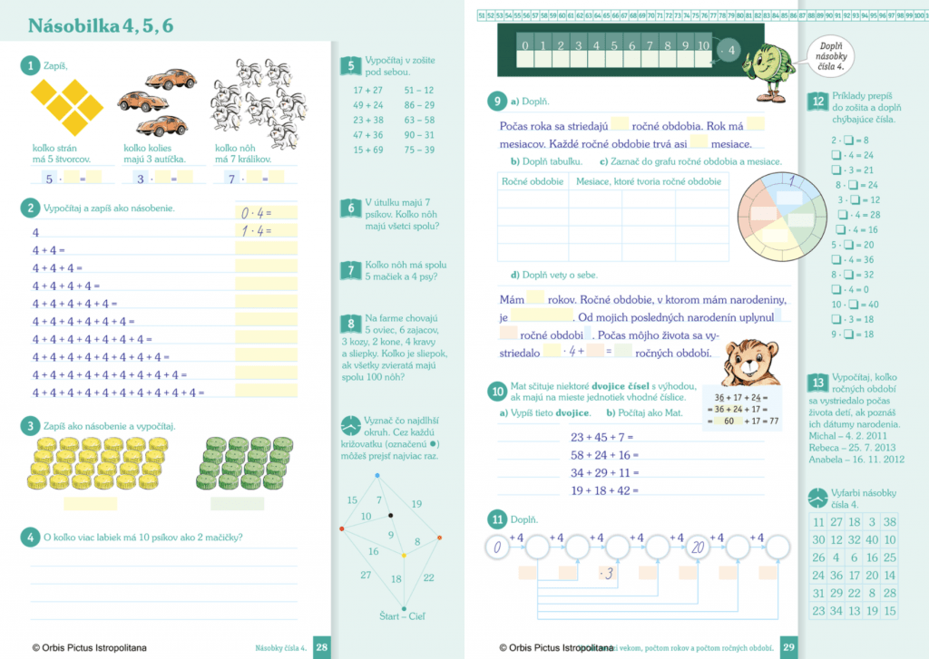 Matematika pre 3. ročník ZŠ – 1. diel - Orbis Pictus Istropolitana