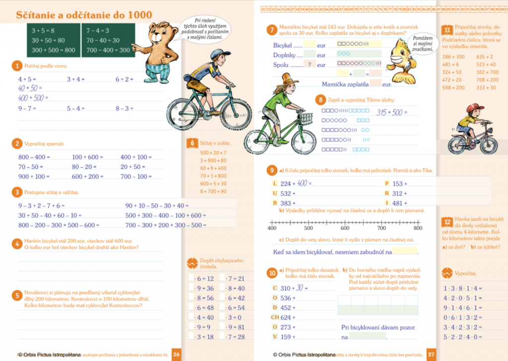 Matematika pre 3. ročník ZŠ – 2. diel - Orbis Pictus Istropolitana