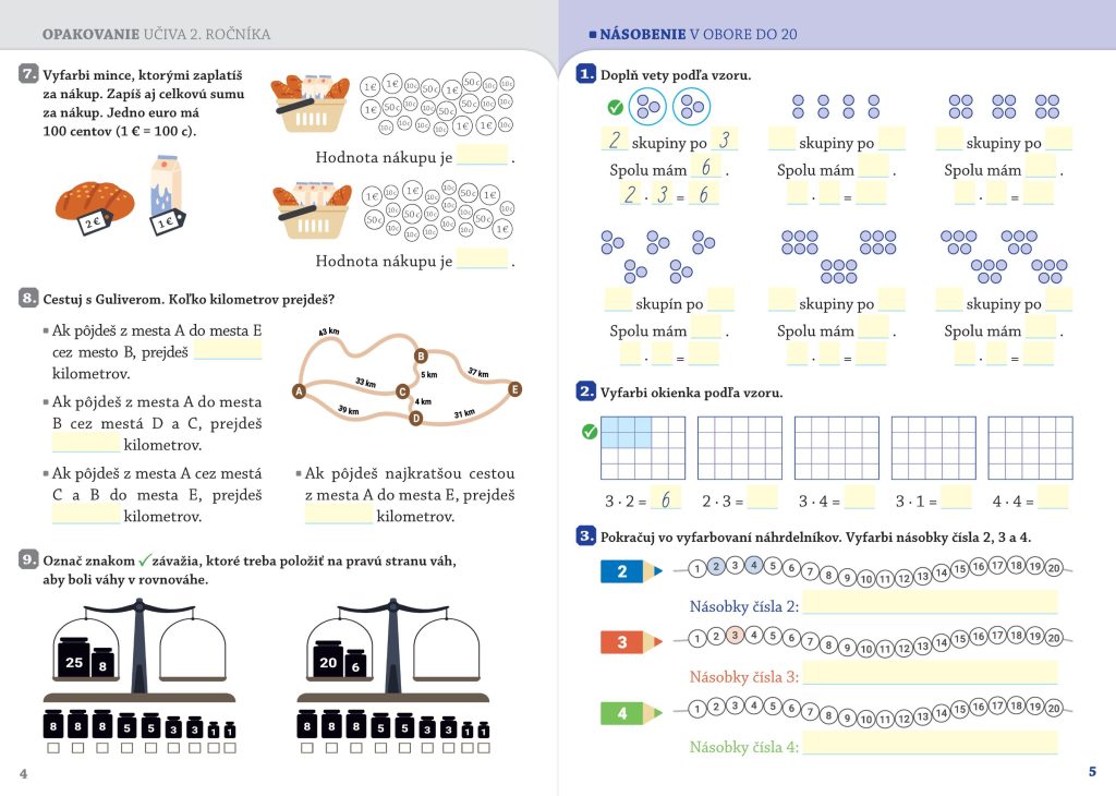 Zbierka úloh z matematiky pre 3. ročník ZŠ - Orbis Pictus Istropolitana